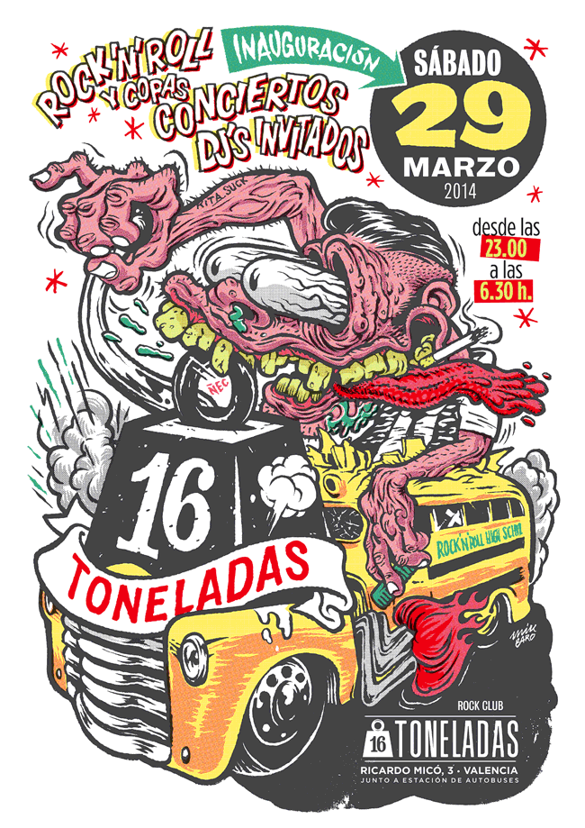 INAUGURACIÓN + A-PHONICS - 16 TONELADAS