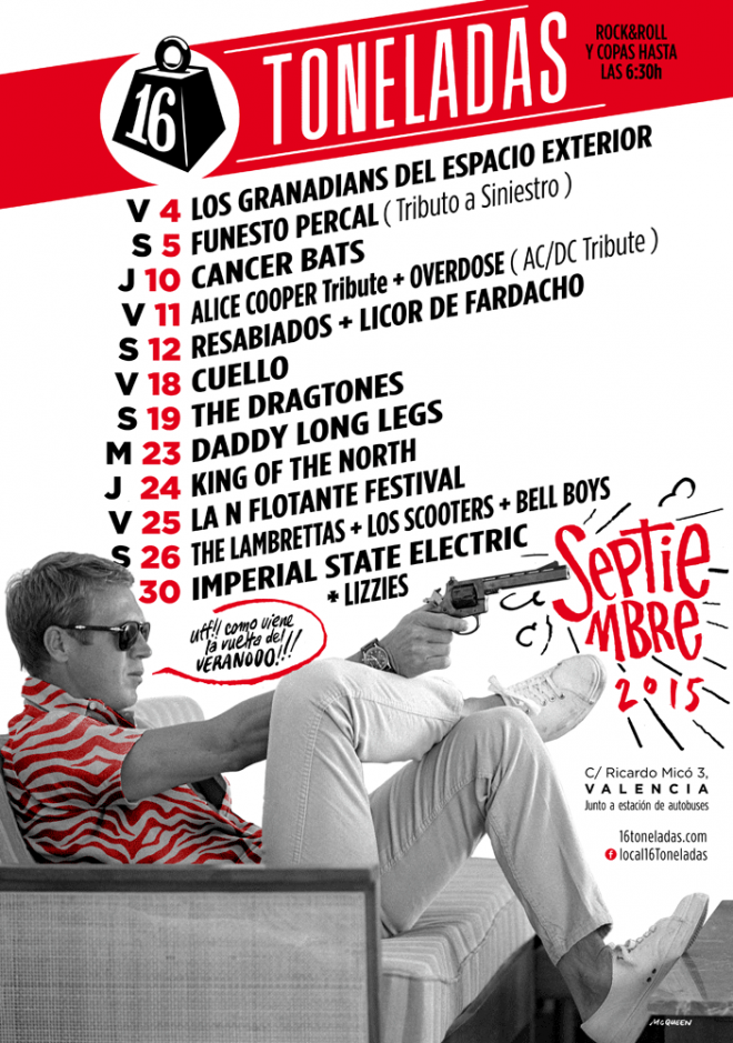 CARTEL septiembre - 16 TONELADAS