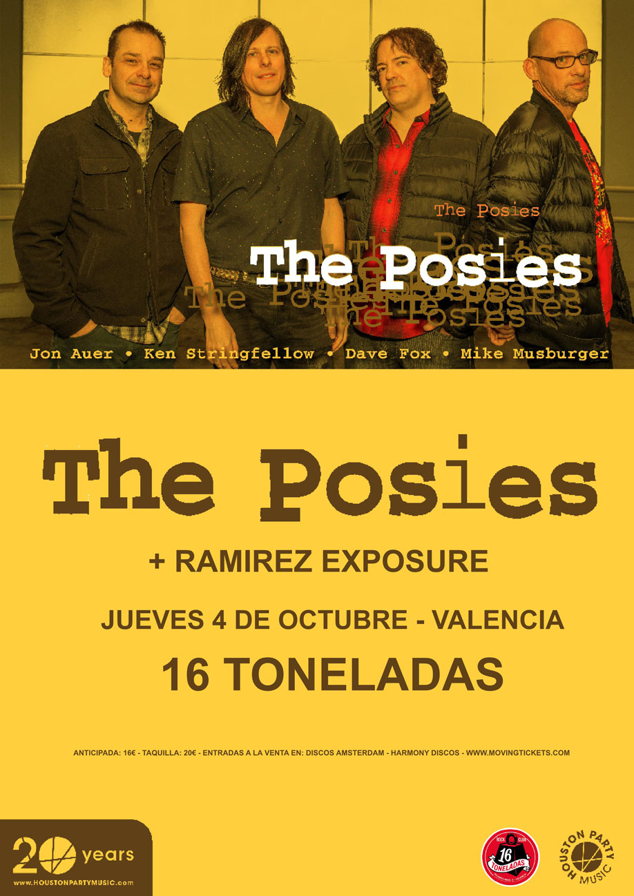THE POSIES + RAMIREZ EXPOSURE - 16 TONELADAS