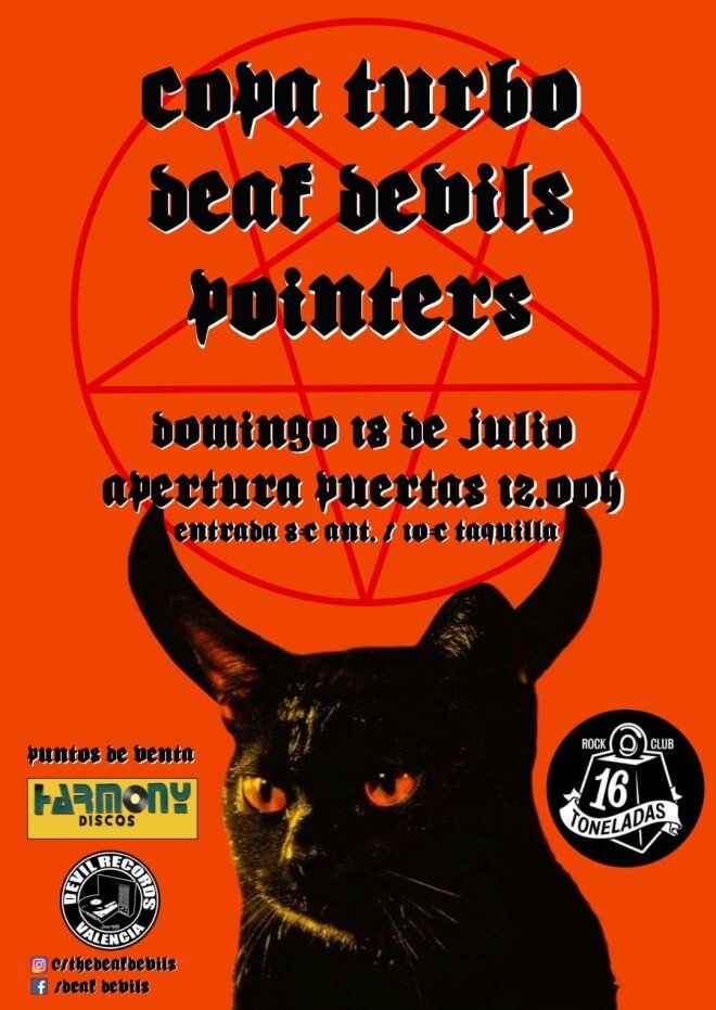 COPA TURBO + DEAF DEVILS + POINTERS - 16 TONELADAS