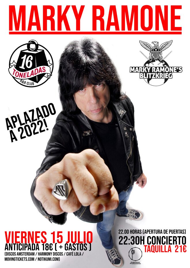 MARKY RAMONE - 16 TONELADAS