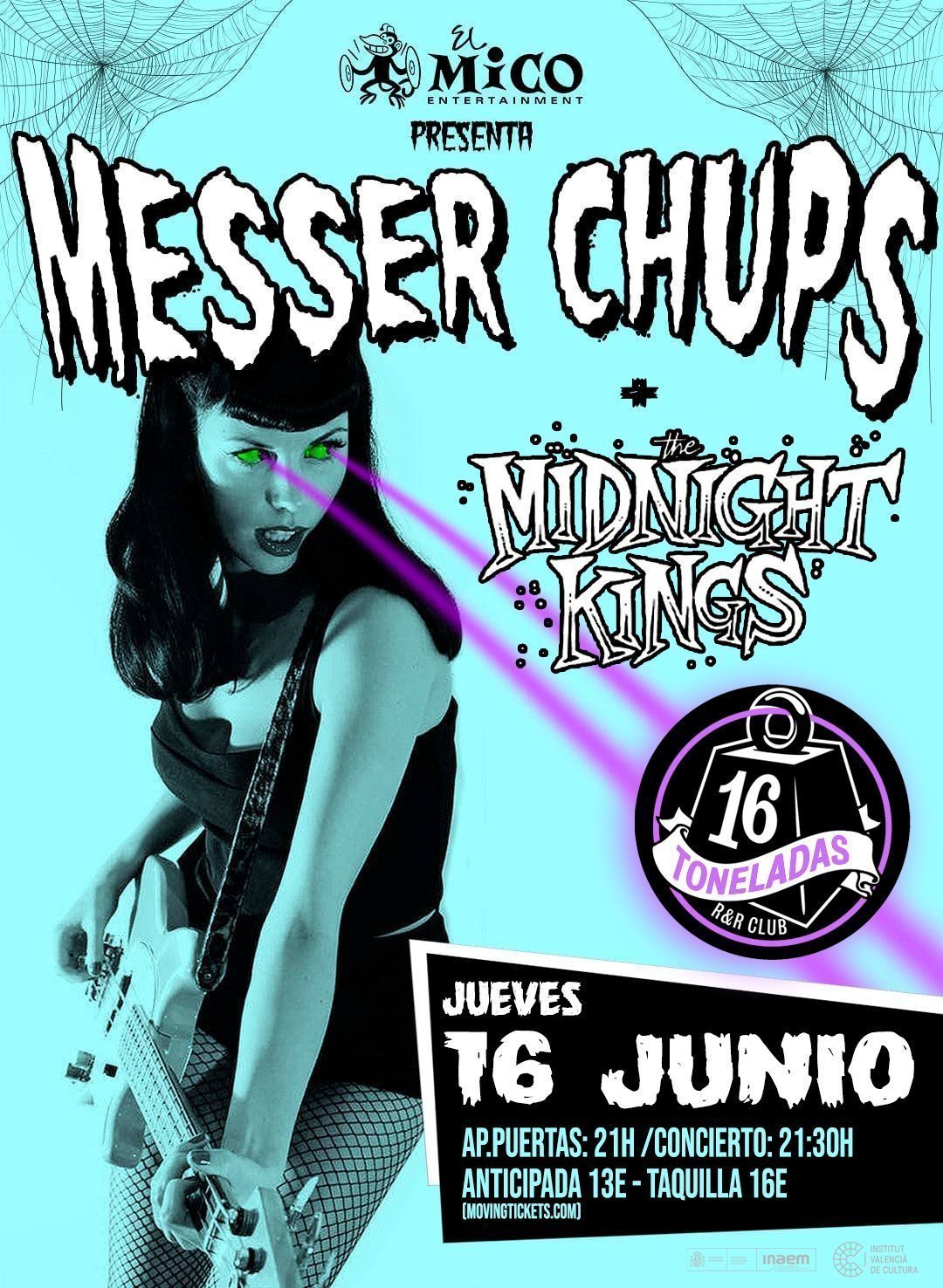 MESSER CHUPS + THE MIDNIGHT KINGS - 16 TONELADAS