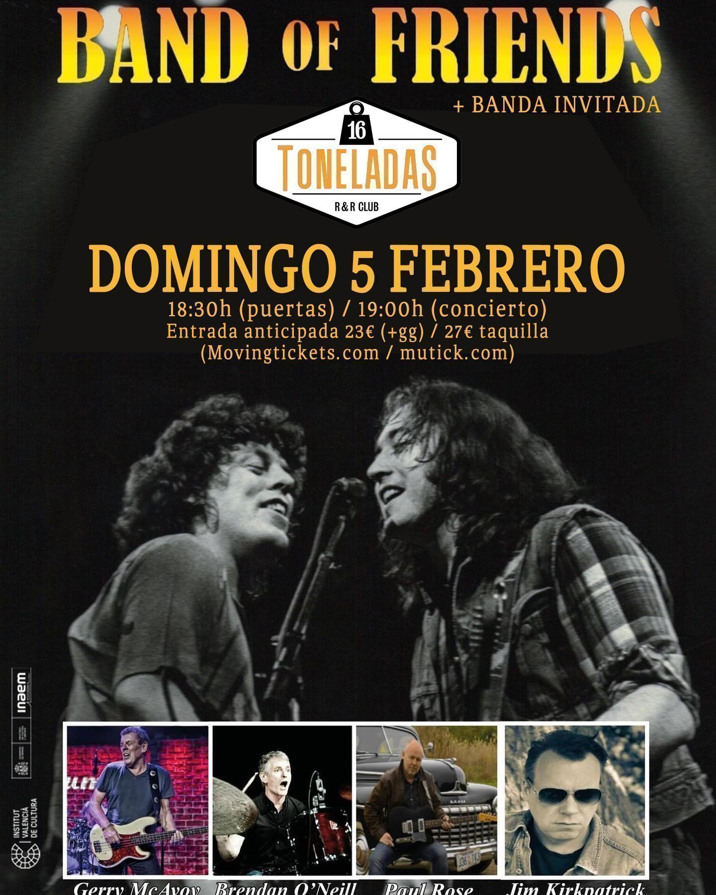 BAND OF FRIENDS - 16 TONELADAS