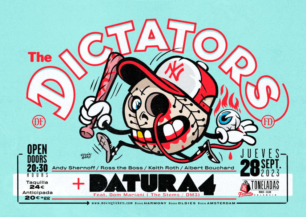THE DICTATORS + DATURA4 - 16 TONELADAS