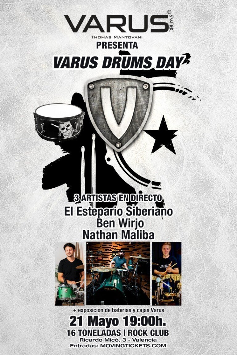 VARUS DRUMS DAY: EL ESTEPARIO SIBERIANO + BEN WIRJO + NATHAN MALIBA ...