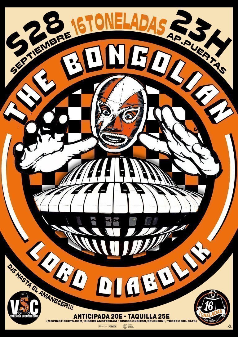 THE BONGOLIAN + LORD DIABOLIK - 16 TONELADAS