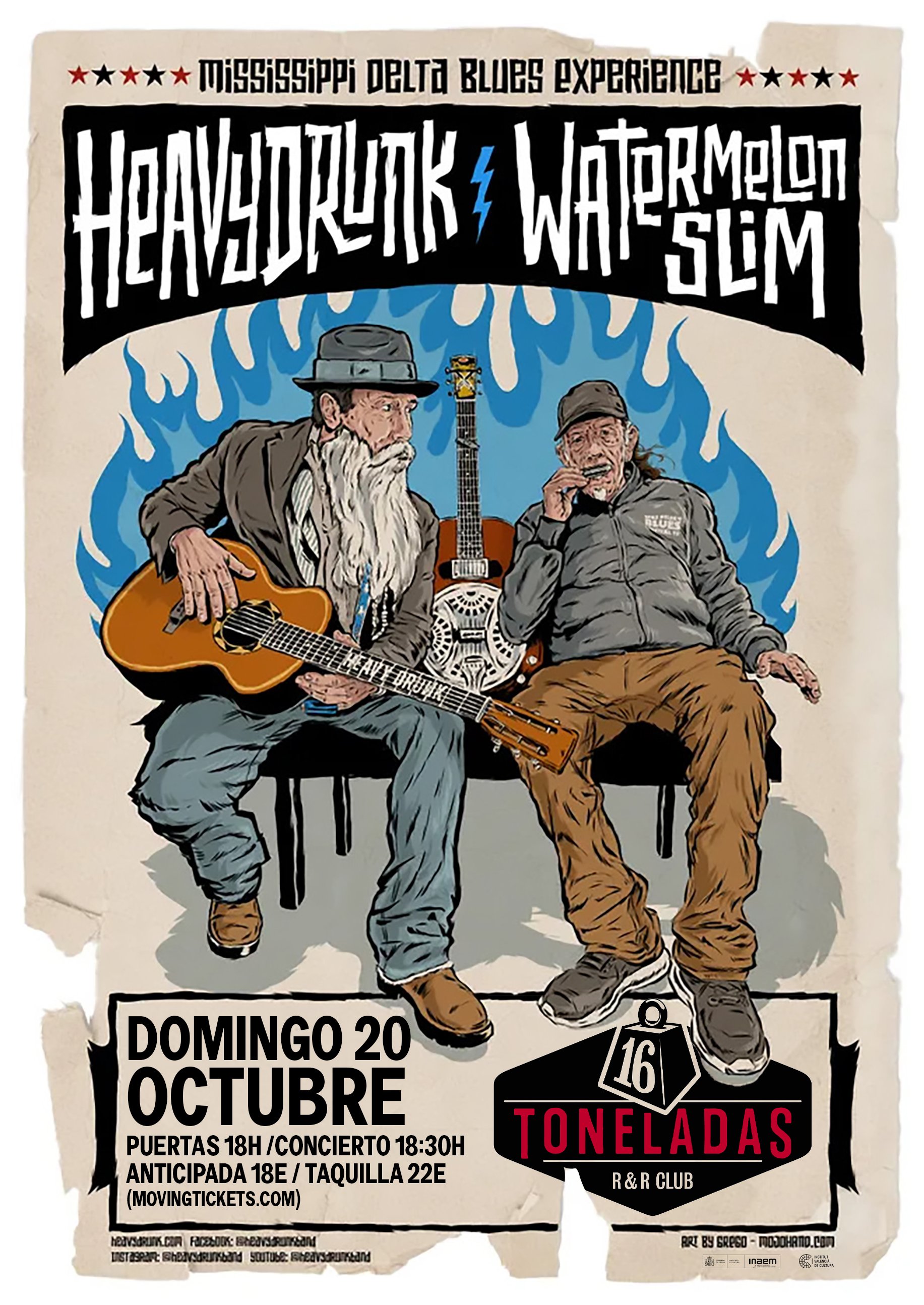 HEAVYDRUNK + WATERMELON SLIM - 16 TONELADAS