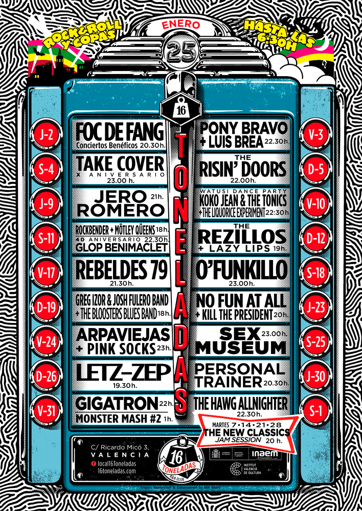 PROGRAMACION - 16 TONELADAS