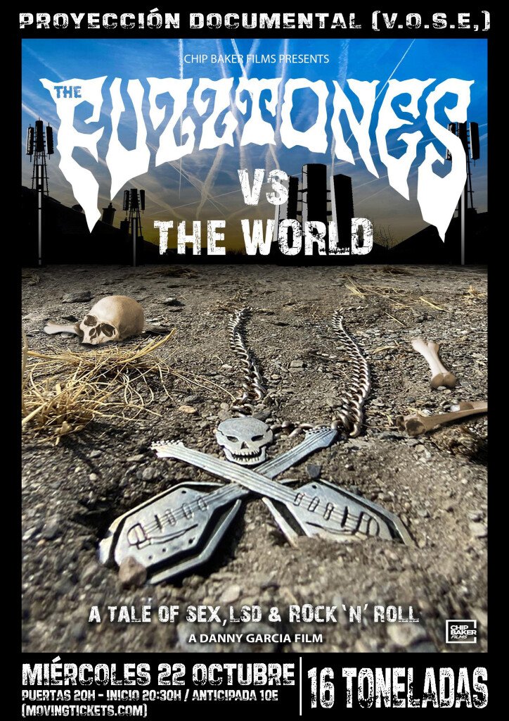 PROYECCIÓN DOCUMENTAL "FUZZTONES VS THE WORLD" - 16 TONELADAS